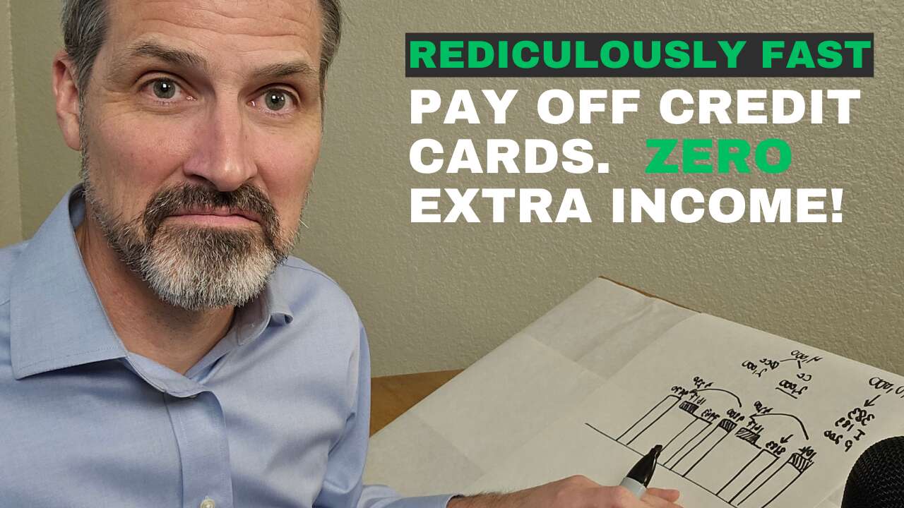 RIDICULOUSLY FAST way to Pay Off Credit Cards with ZERO Extra Income ...